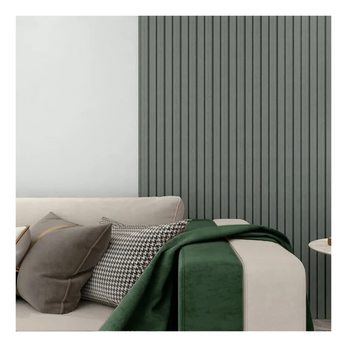 Wallpanel Vigorita Flat Para Paredes Varillado Gris Satinado - Keops